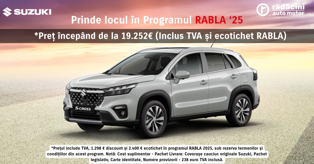 Suzuki S-Cross – Performanță și Eleganță la Super Preț cu Rabla ...